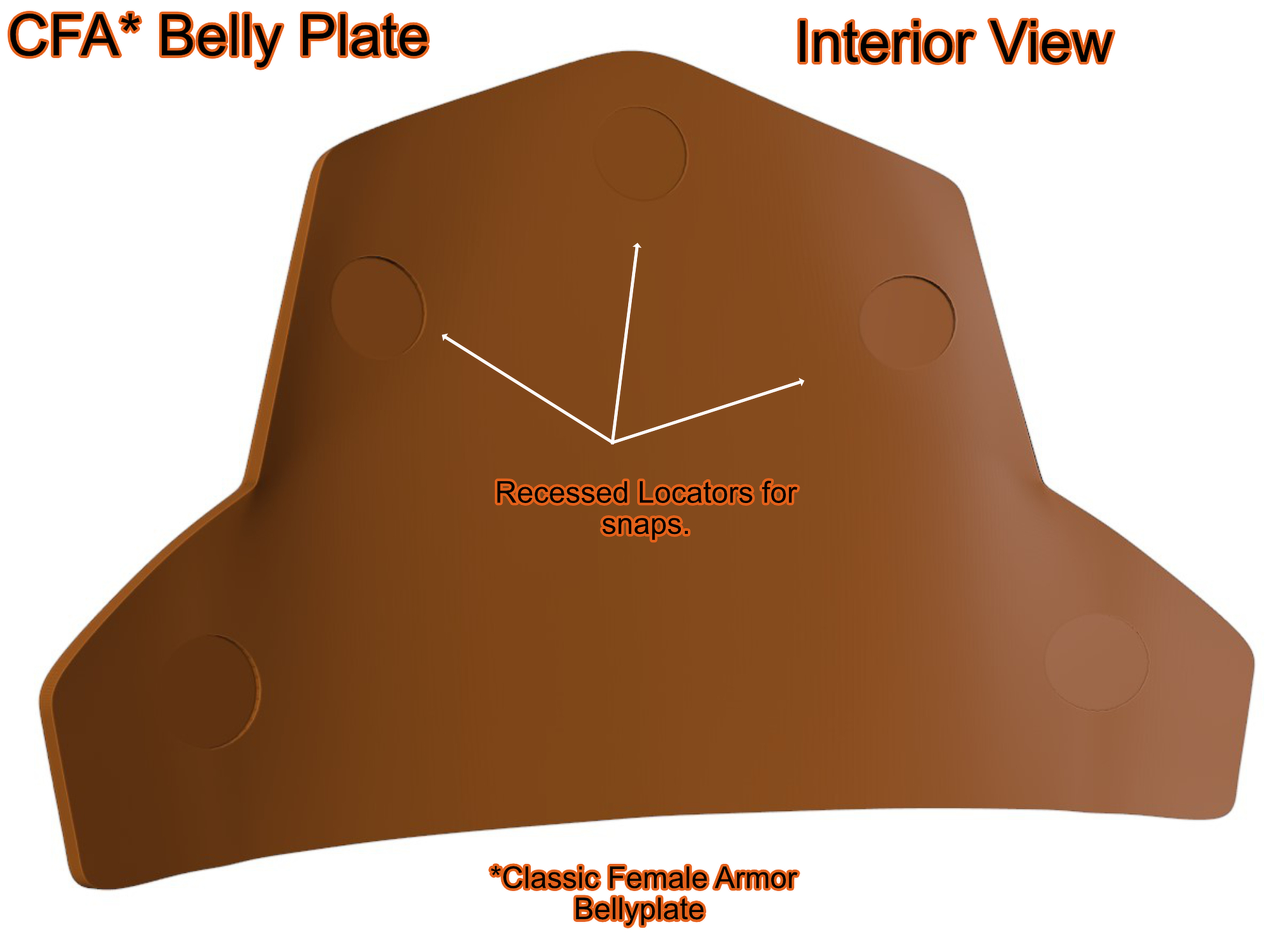 3D file Female Belly Armor [CFA] ♀️ ・3D printable model to download・Cults