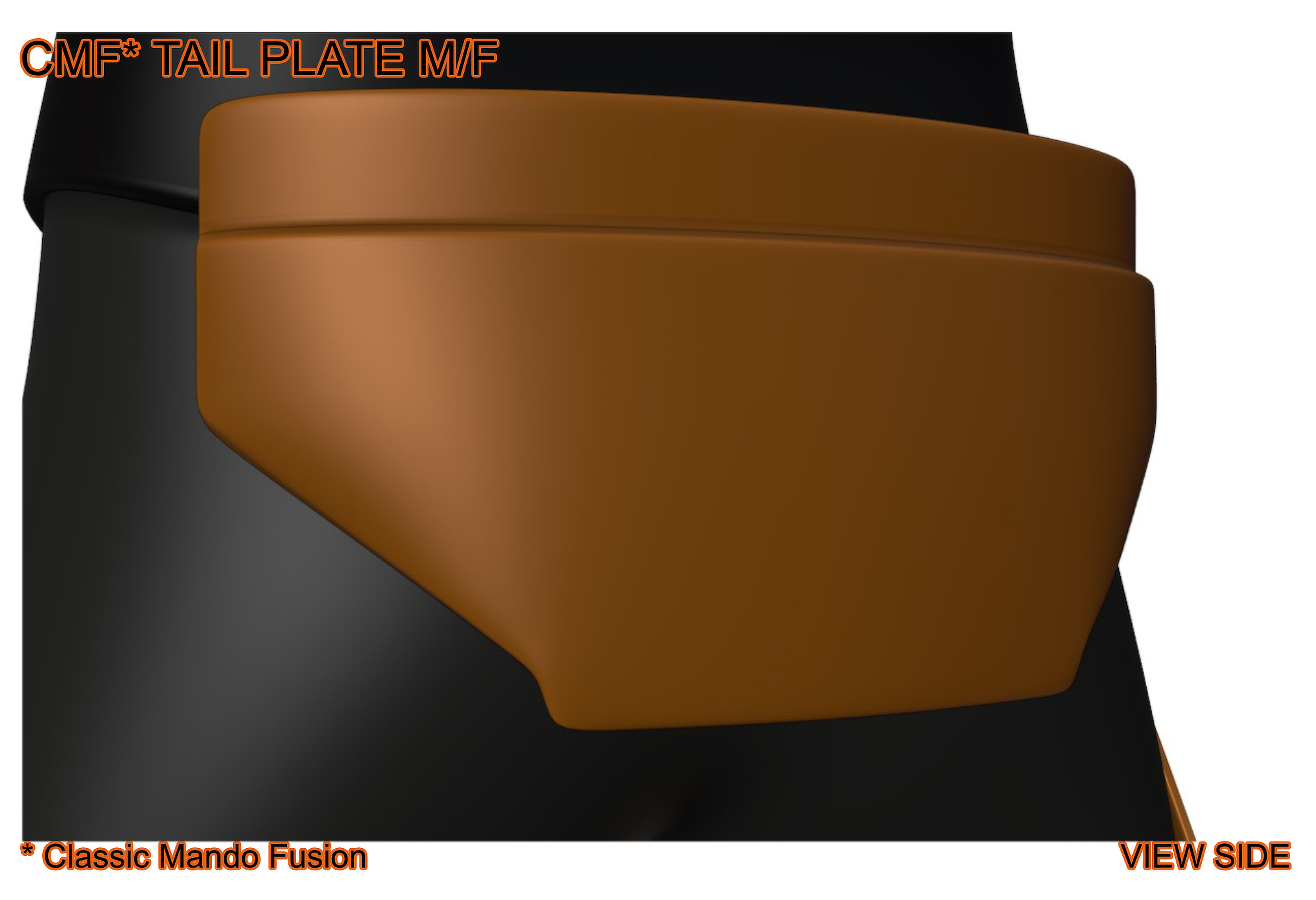 3D file Tail Armor [CMF] 🎭 ・3D printing idea to download・Cults