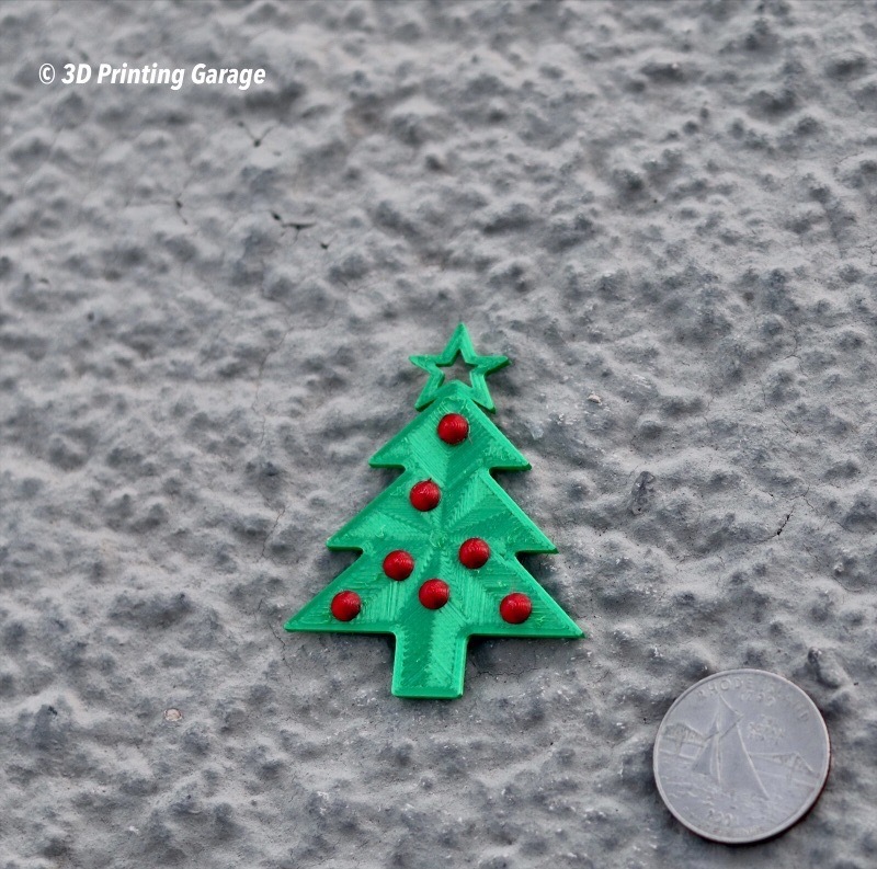 Free STL file Christmas Tree Keychain 🎄 ・3D printing design to download ...