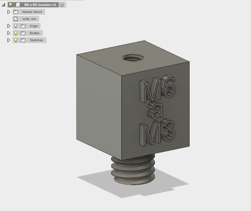 Free 3D file M6 to M3 conversor 🔧・Model to download and 3D print・Cults
