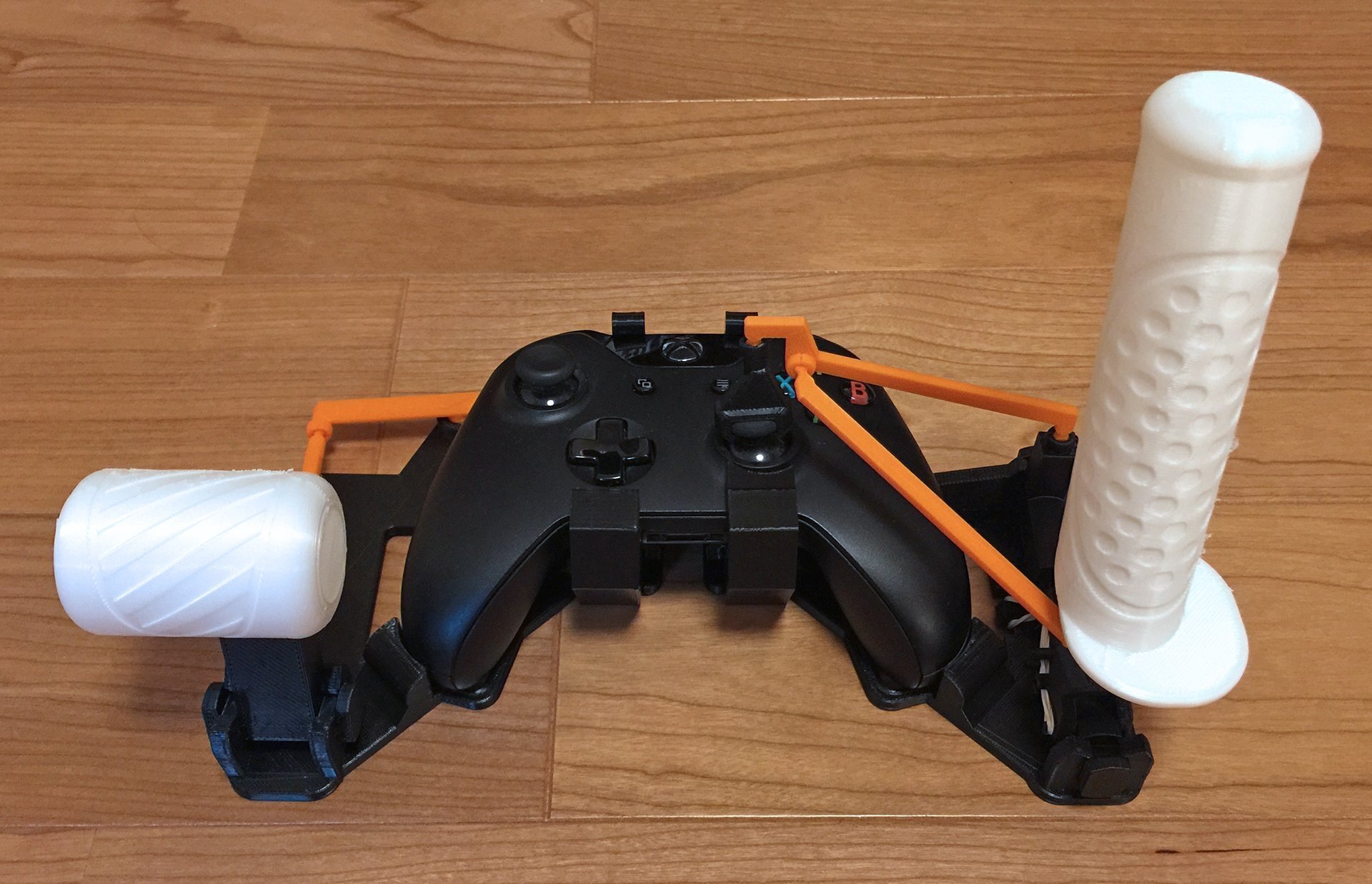 3D printable Snap-on XBOX gamepad HOTAS joystick・Cults