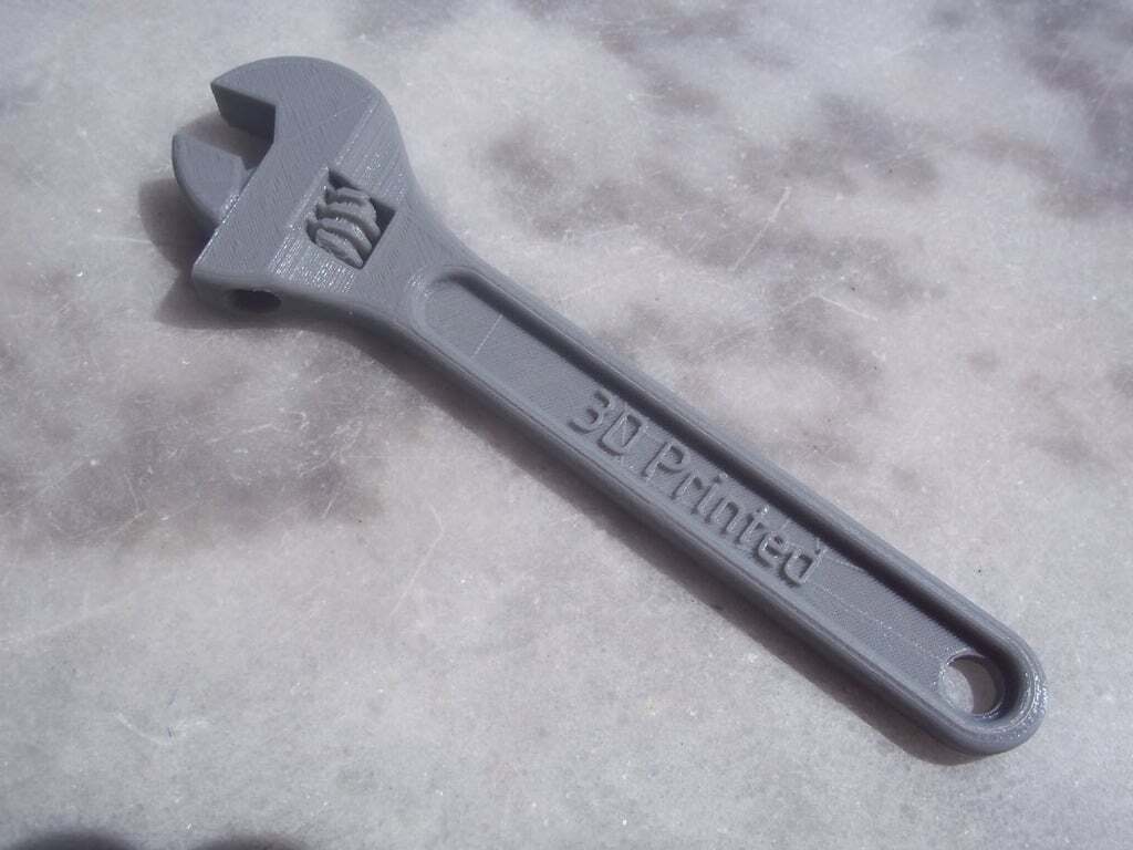 3D printable Fully assembled 3D printable wrench・Cults