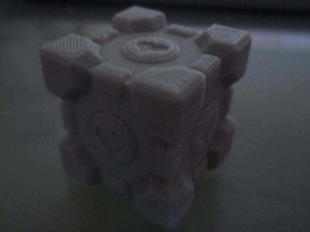 3D printable Companion Cube Upgrade・Cults