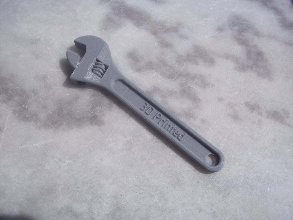 3D printable Fully assembled 3D printable wrench・Cults