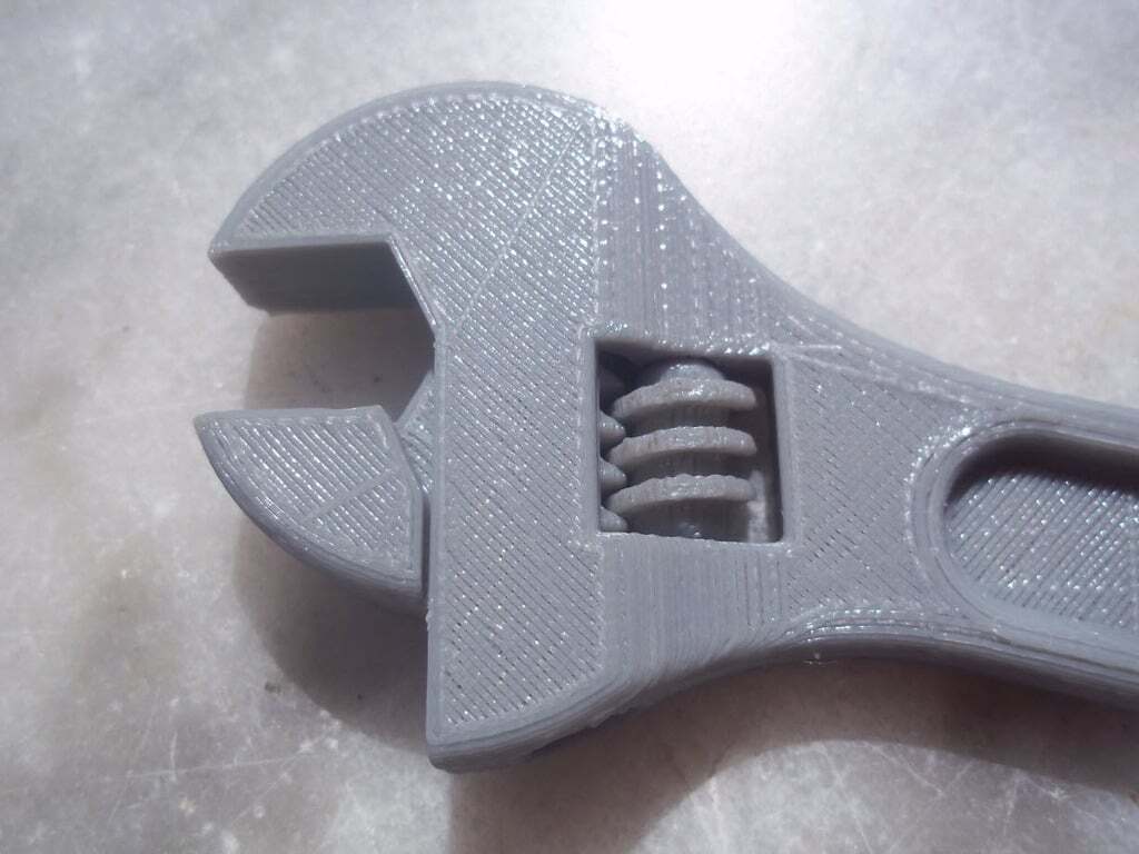 3D printable Fully assembled 3D printable wrench・Cults
