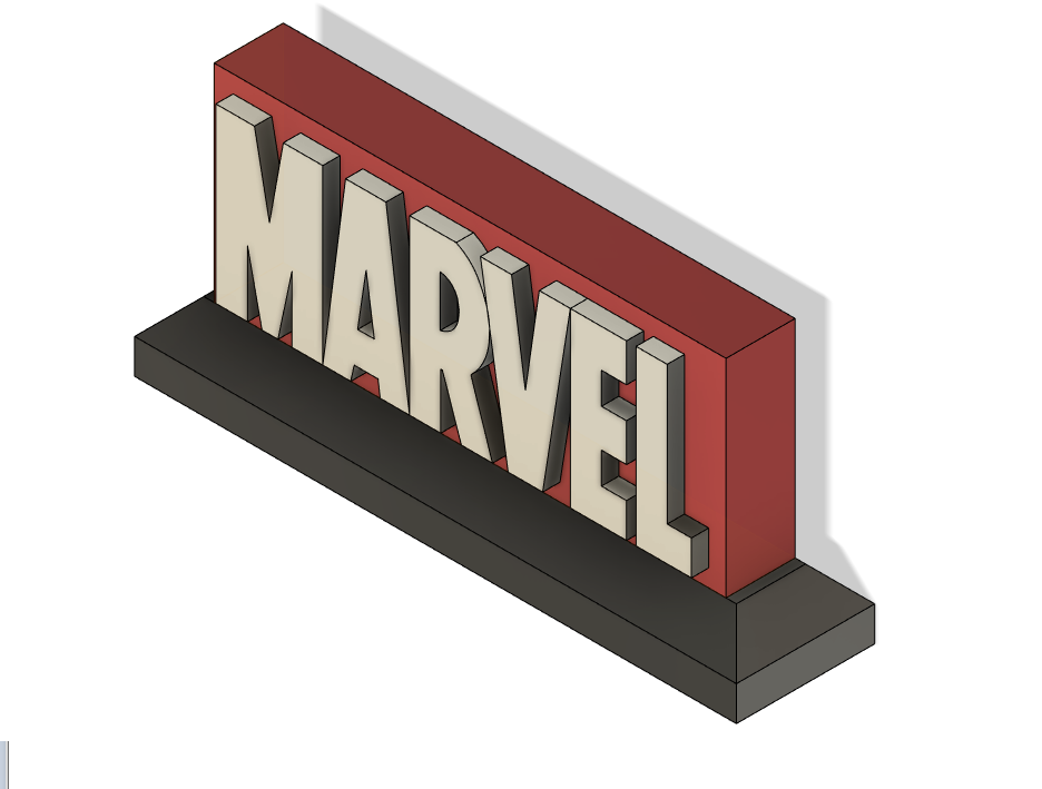 3d Marvel Logo LEGO MOC Marvel Logo By Fairmanfour | Rebrickable