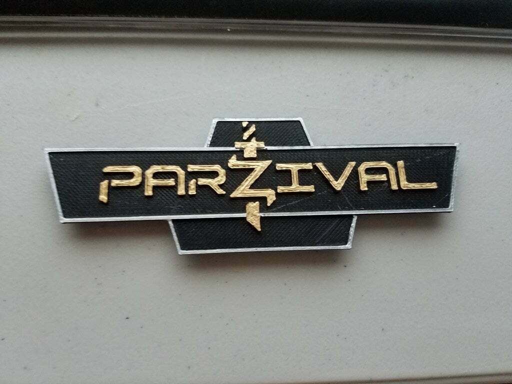🎲 Parzival Name Tag - Ready Player One・Free STL File for ・Cults
