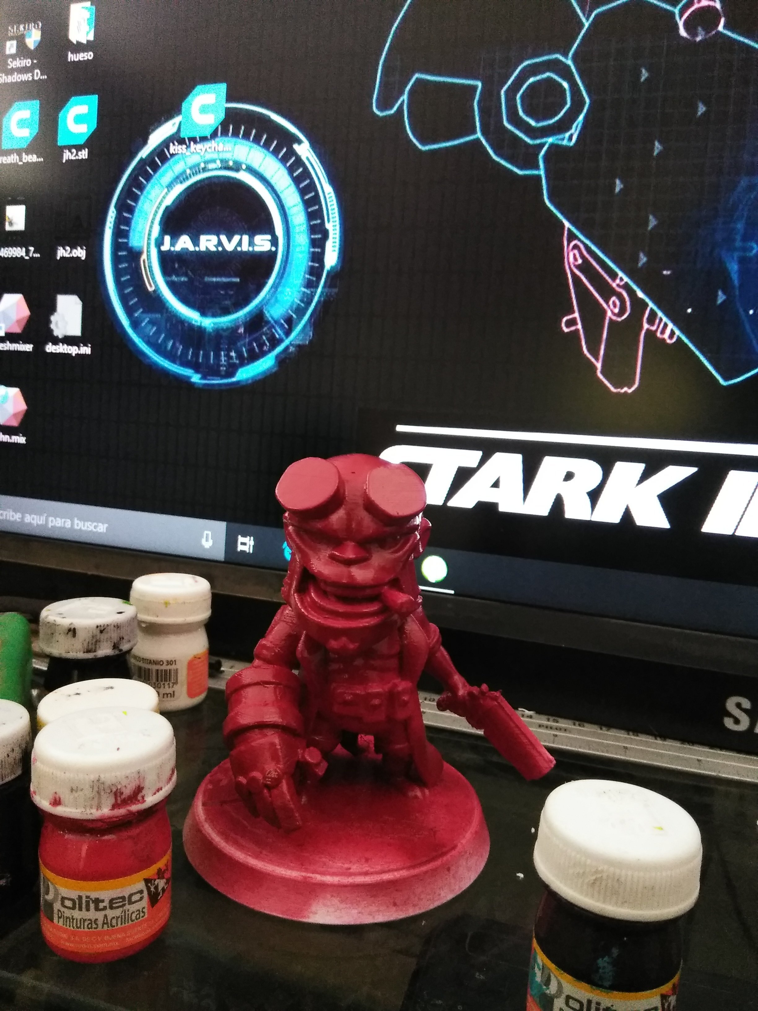 3D printing Hellboy Chibi Miniature・Cults