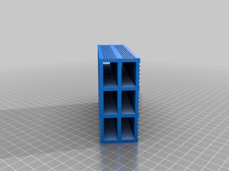 Free STL file block 6 holes 🏛️ ・3D print model to download・Cults