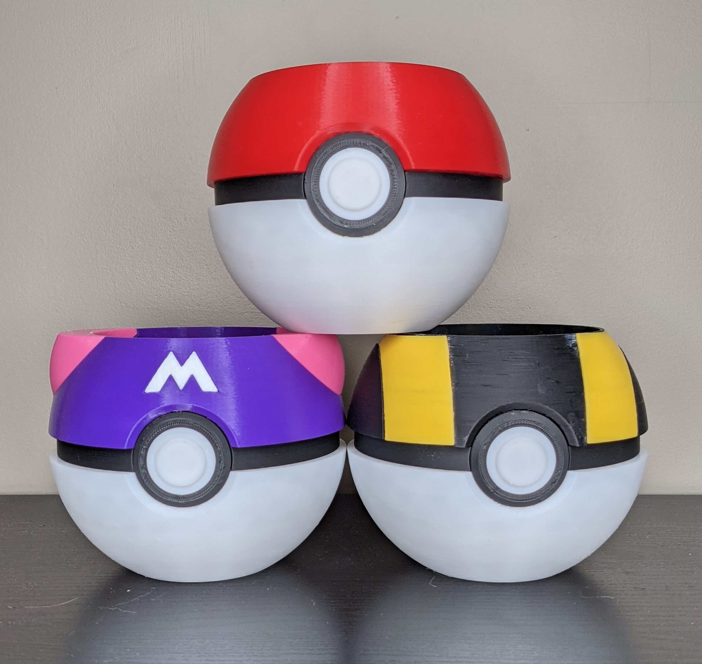 🌿 Pokeball plant pots・ STL File for ・Cults