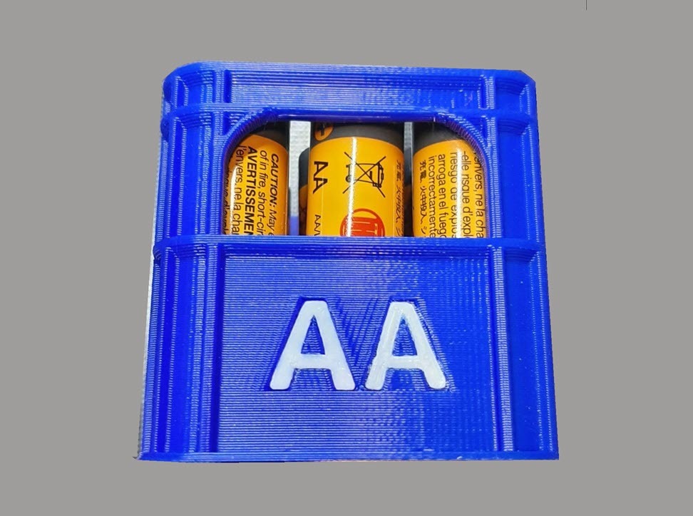 🍺 Beer Crate battery holder AA/AAA stackable plus letters・Free 3D File ...