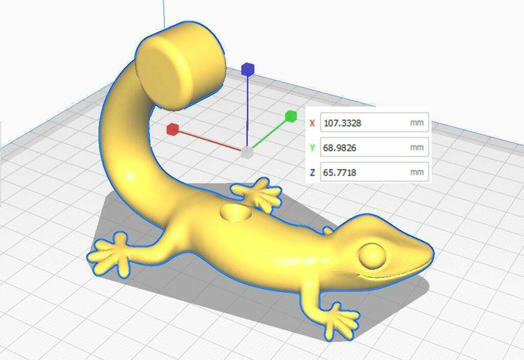 Free STL file Gecko Hook / Gecko Hanger 🪝 ・3D printer model to download ...