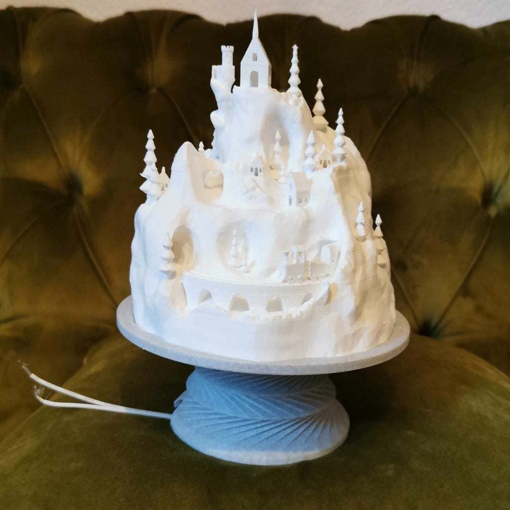 🎄 Christmas Village Base・ STL File for ・Cults