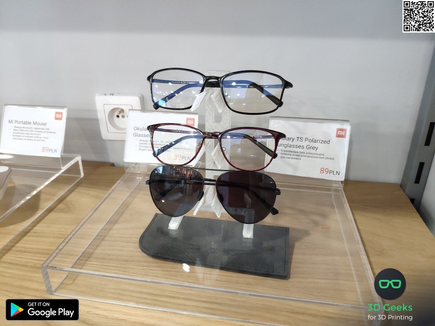 3D printed Universal Glasses Stand・Cults