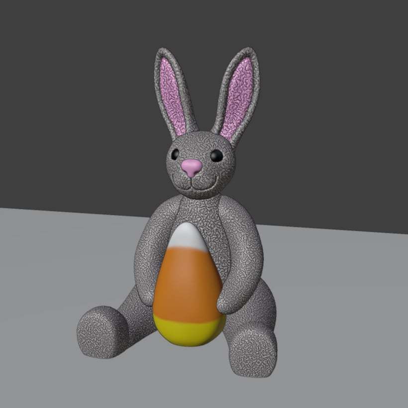 Free 3D file Stuffed Bunny With Candy Corn 🍬 ・3D print design to ...