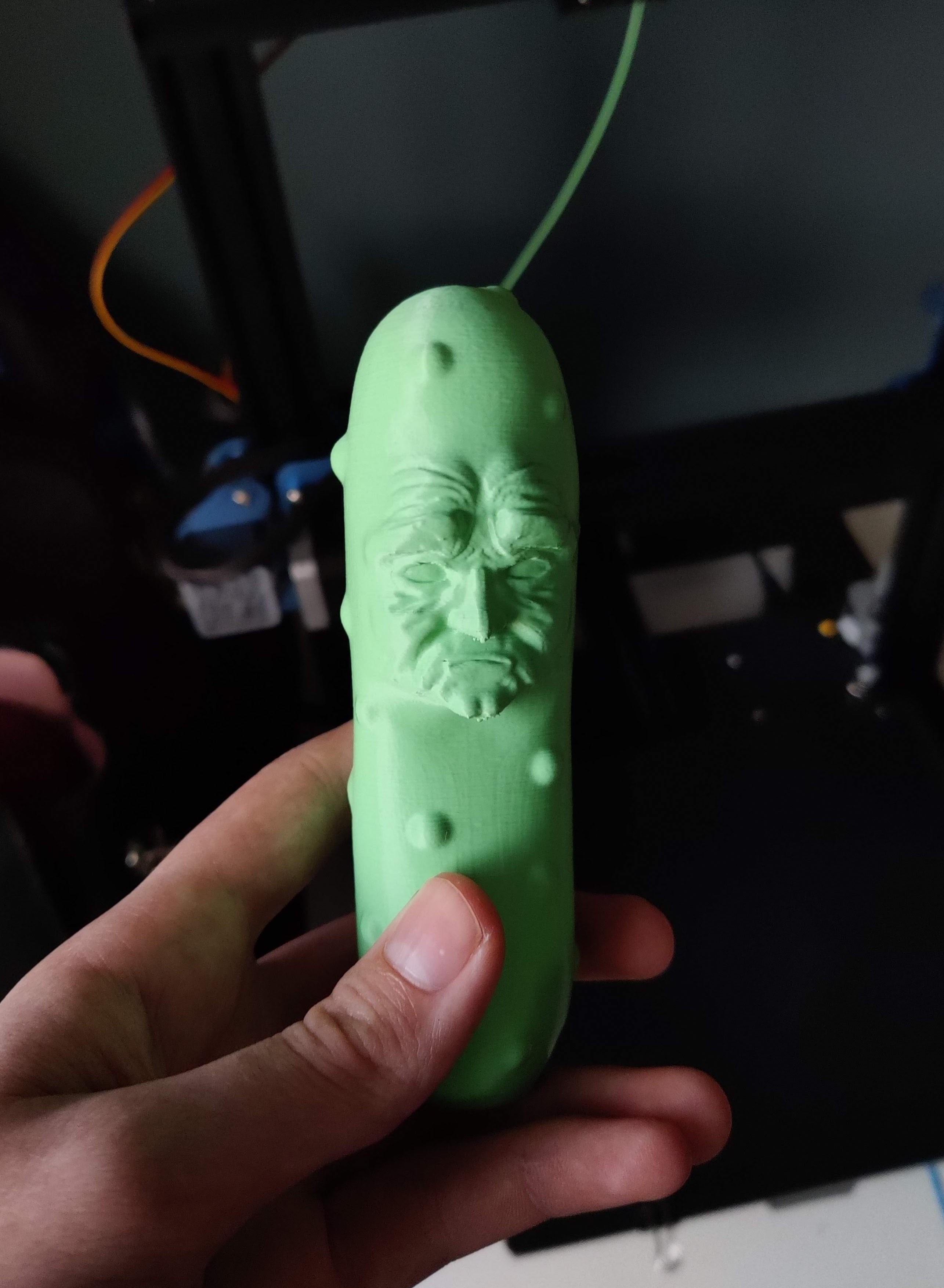 Бесплатный STL файл Pickle Palpatine ・Дизайн 3D-печати для загрузки・Cults