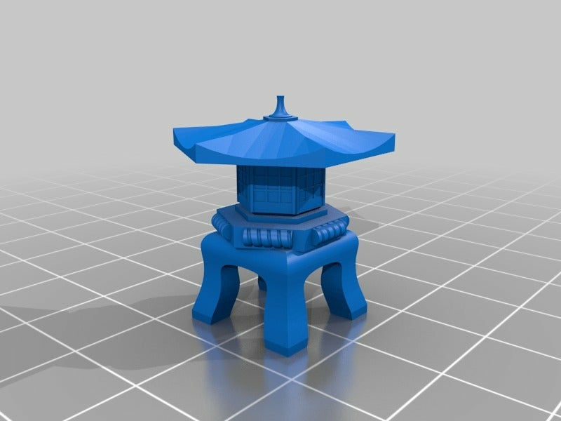 Free STL file Japanese Stone lamps 🏗️ ・3D printing model to download・Cults