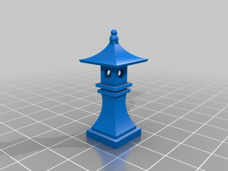 Free STL file Japanese Stone lamps 🏗️ ・3D printing model to download・Cults