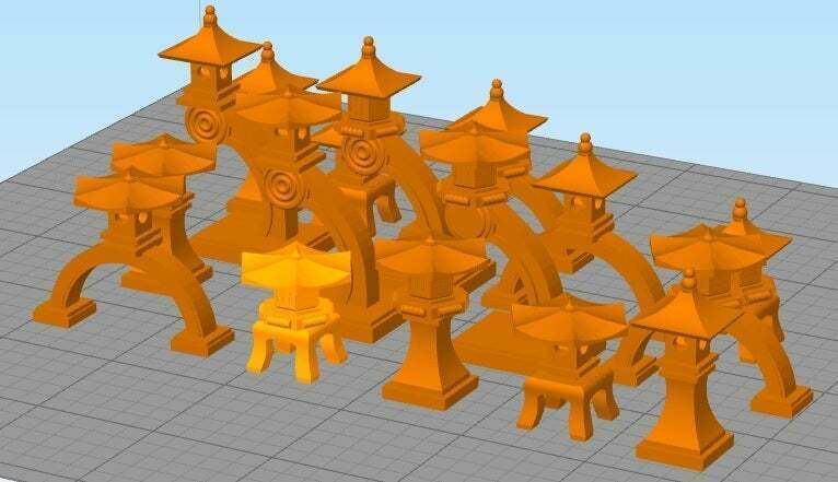 Free STL file Japanese Stone lamps 🏗️ ・3D printing model to download・Cults