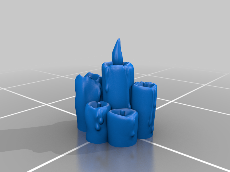 🏗️ Candles・Free STL File for ・Cults
