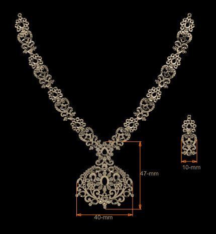 STL file necklace 💍 ・3D print design to download・Cults