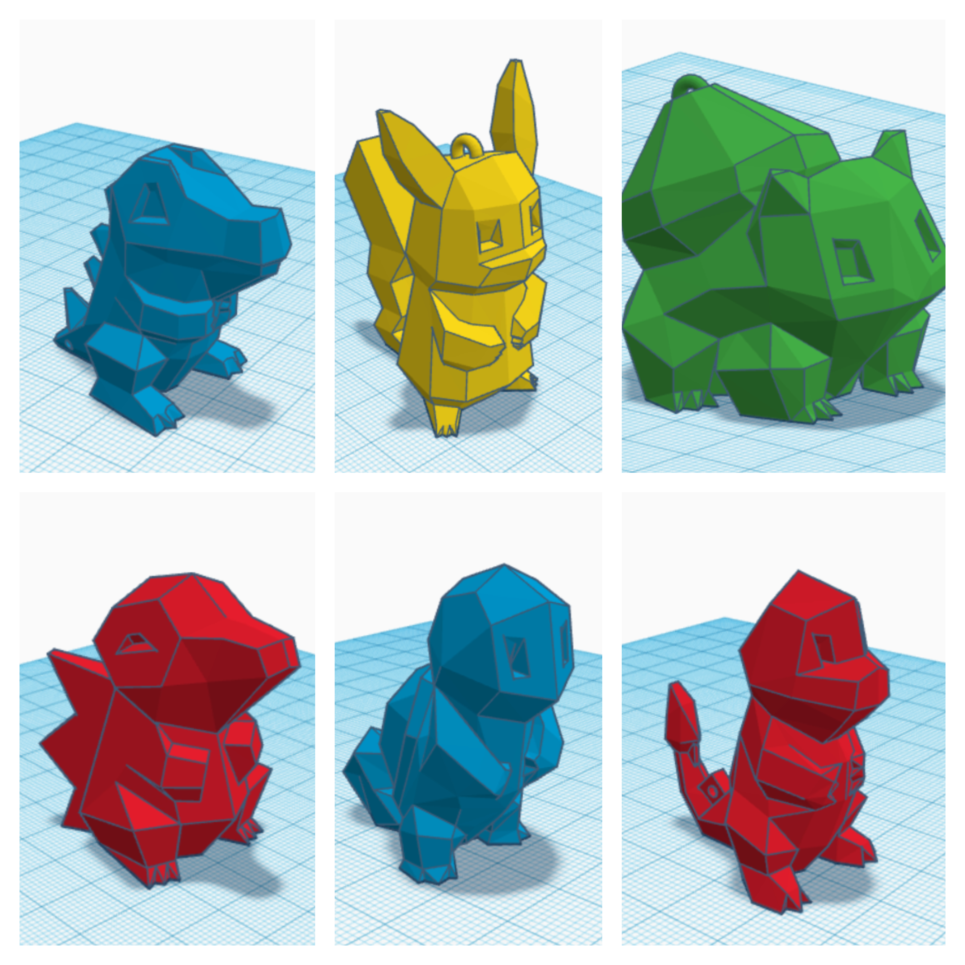 🐉 Pokemon keychain・Free STL File for ・Cults