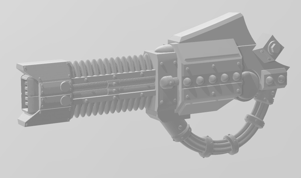🎲 Jackal Pattern Porphy Conversion Beam Cannons for 28mm and 8mm・ STL ...