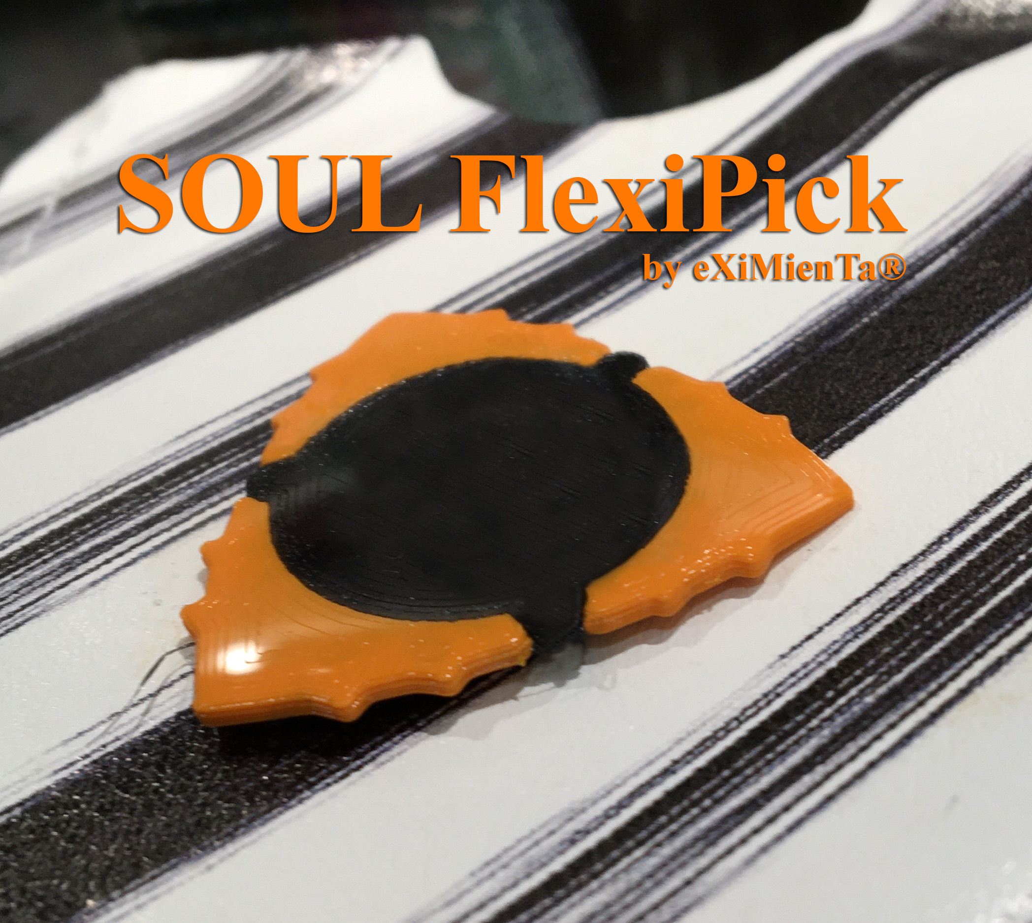 🎸 FLEXIPICK SOUL Triangle-Dent 1'50mm ORUS by eXi - TWO EXTRUDERS - TWO ...