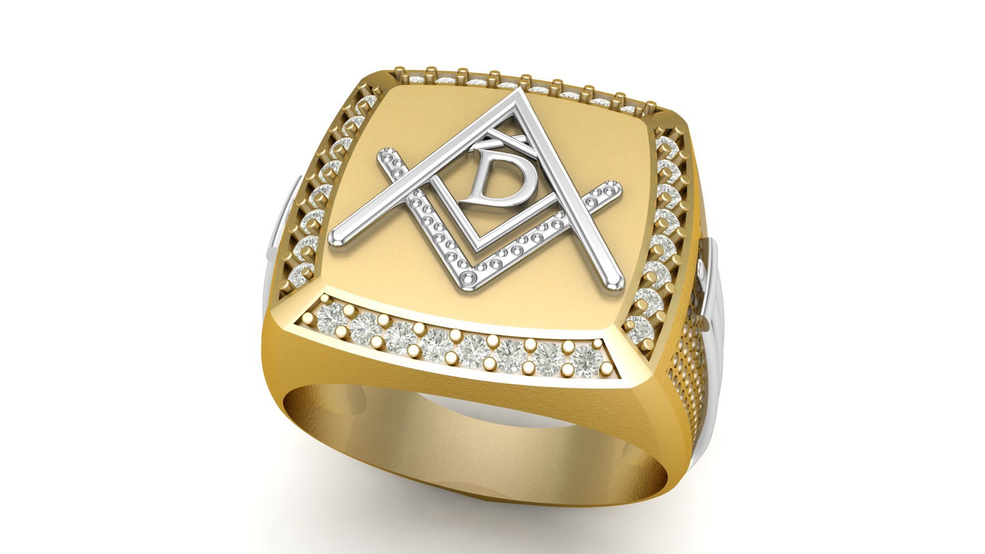 3D file D - LETTER SIGNET RING 💍 ・3D printable design to download・Cults
