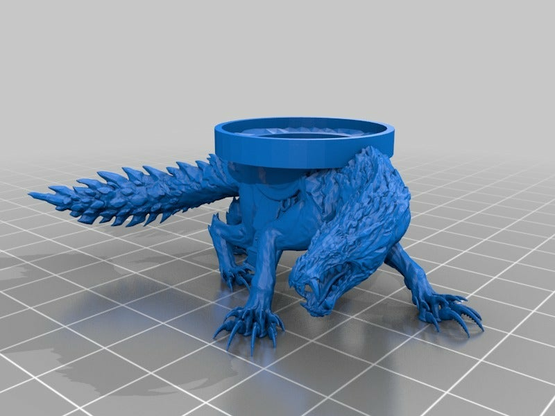 👹 D&D Mount - Odogaron Remix・Free STL File for ・Cults