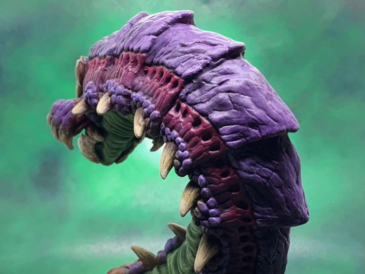 3D printed Purple Worm・Cults