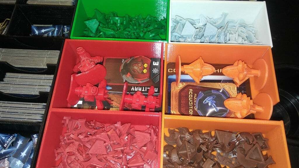 3D printable Star Trek Ascendancy Box Insert・Cults