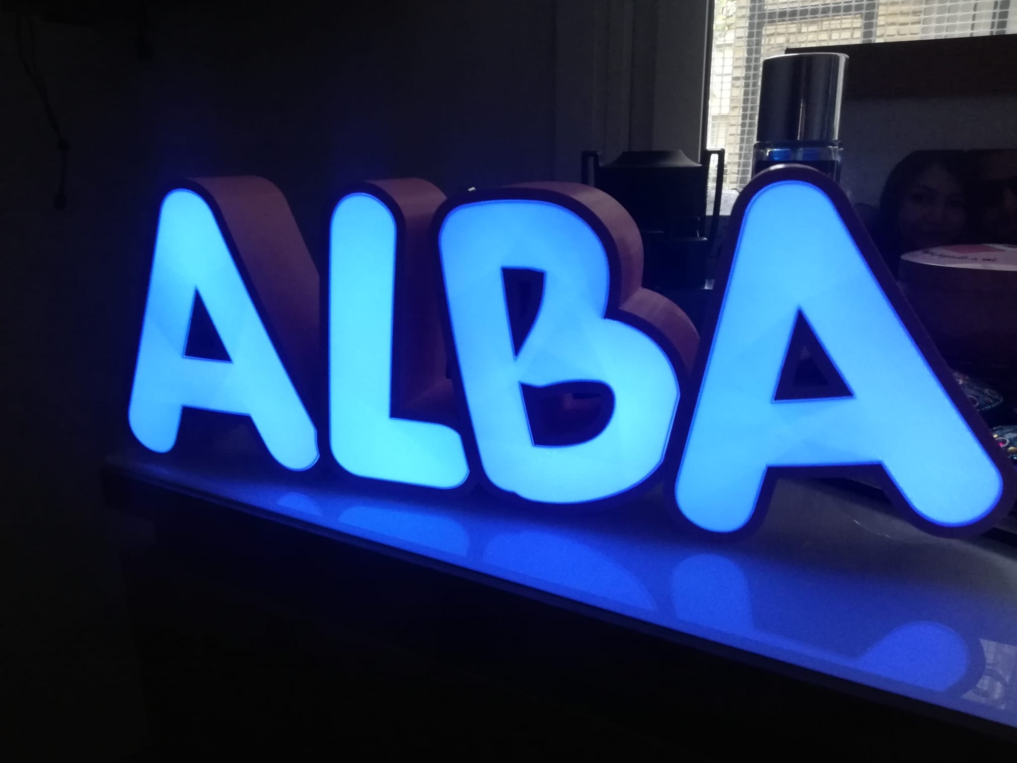 STL file ALBA" LED sign 🎁 ・3D print design to download・Cults