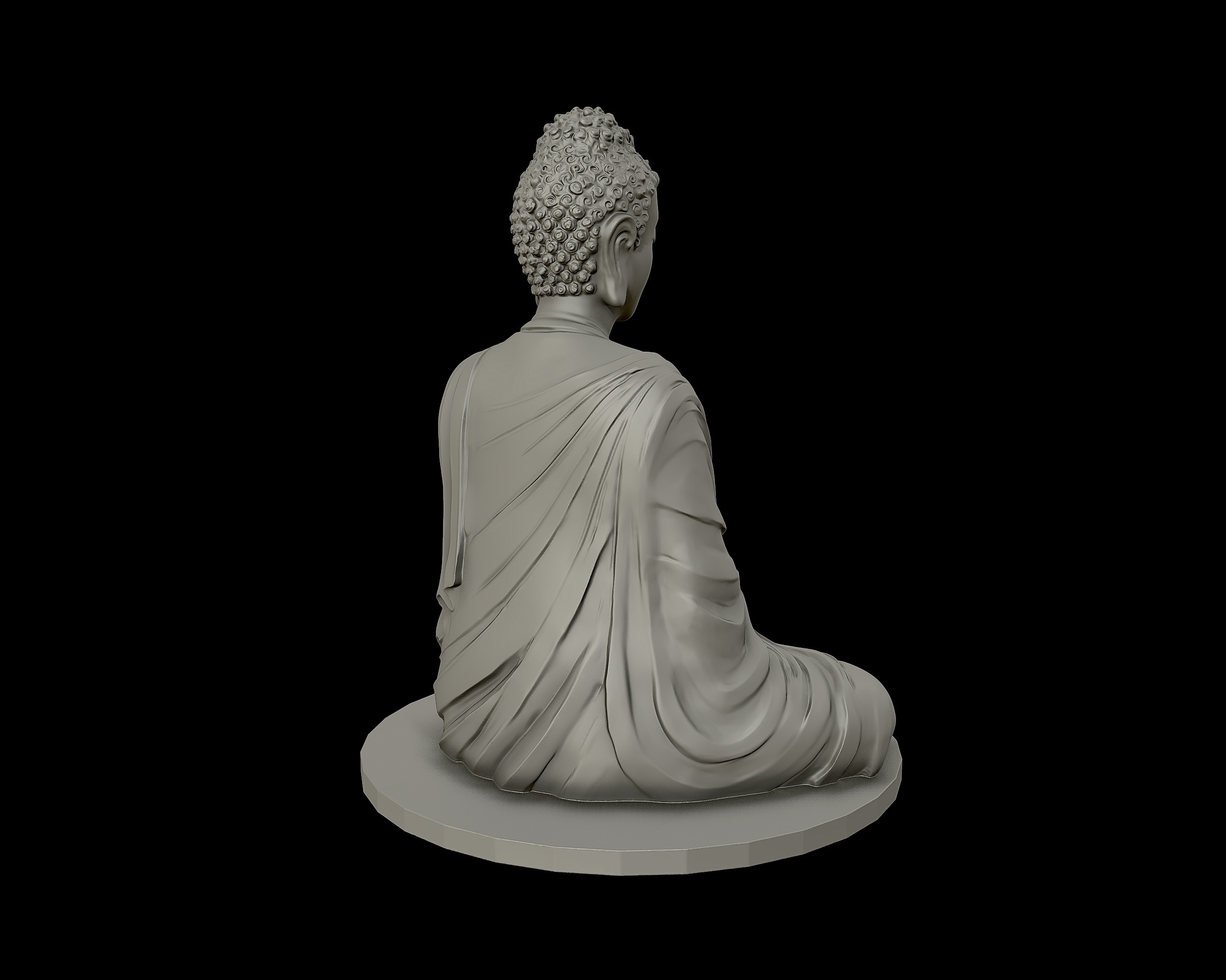 STL file Buddha 3D sculpture 3D print model 🗿 (OBJ)・3D print object to ...