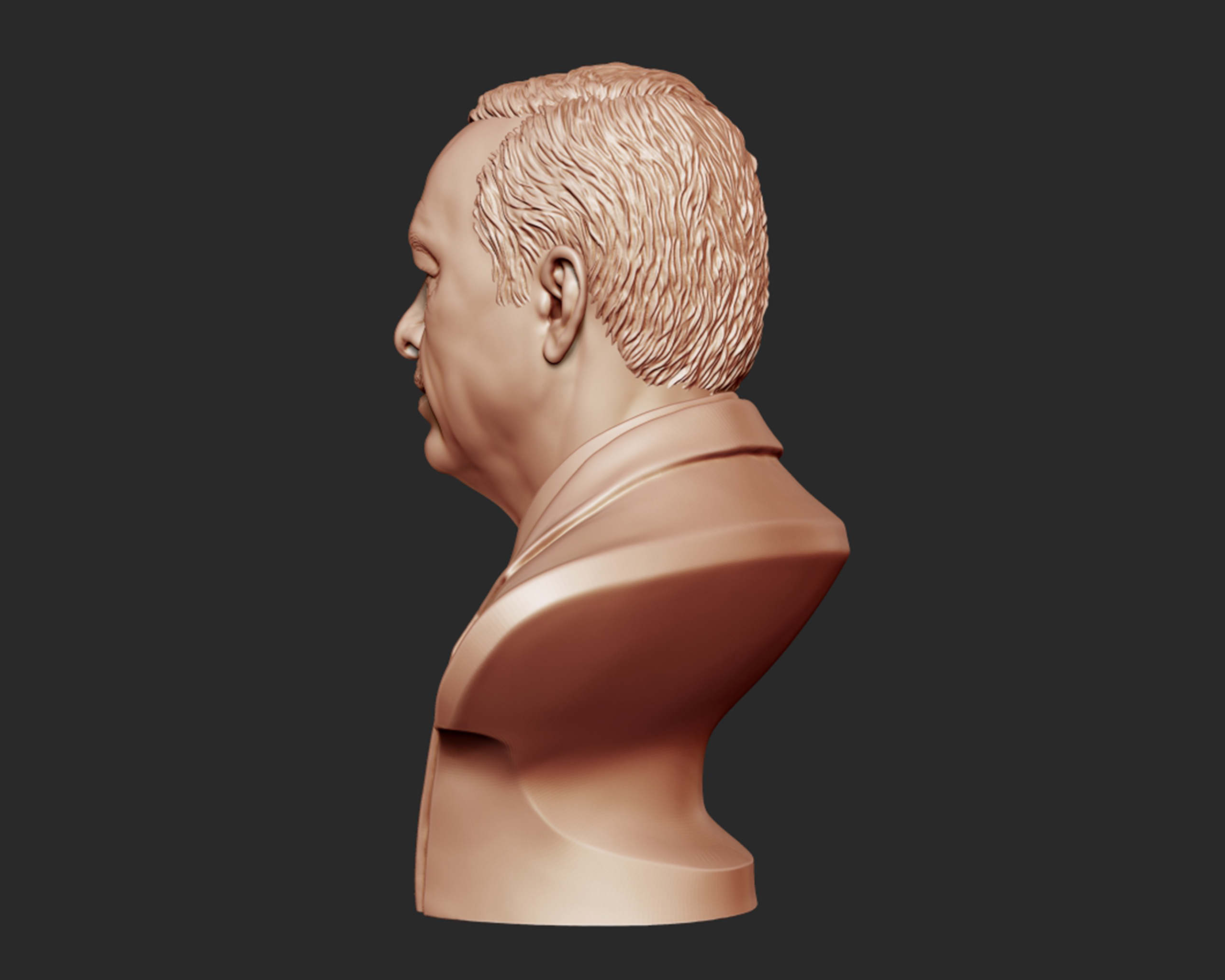 STL file Recep Tayyip Erdogan 3D print model 🦃 (OBJ)・3D printing ...