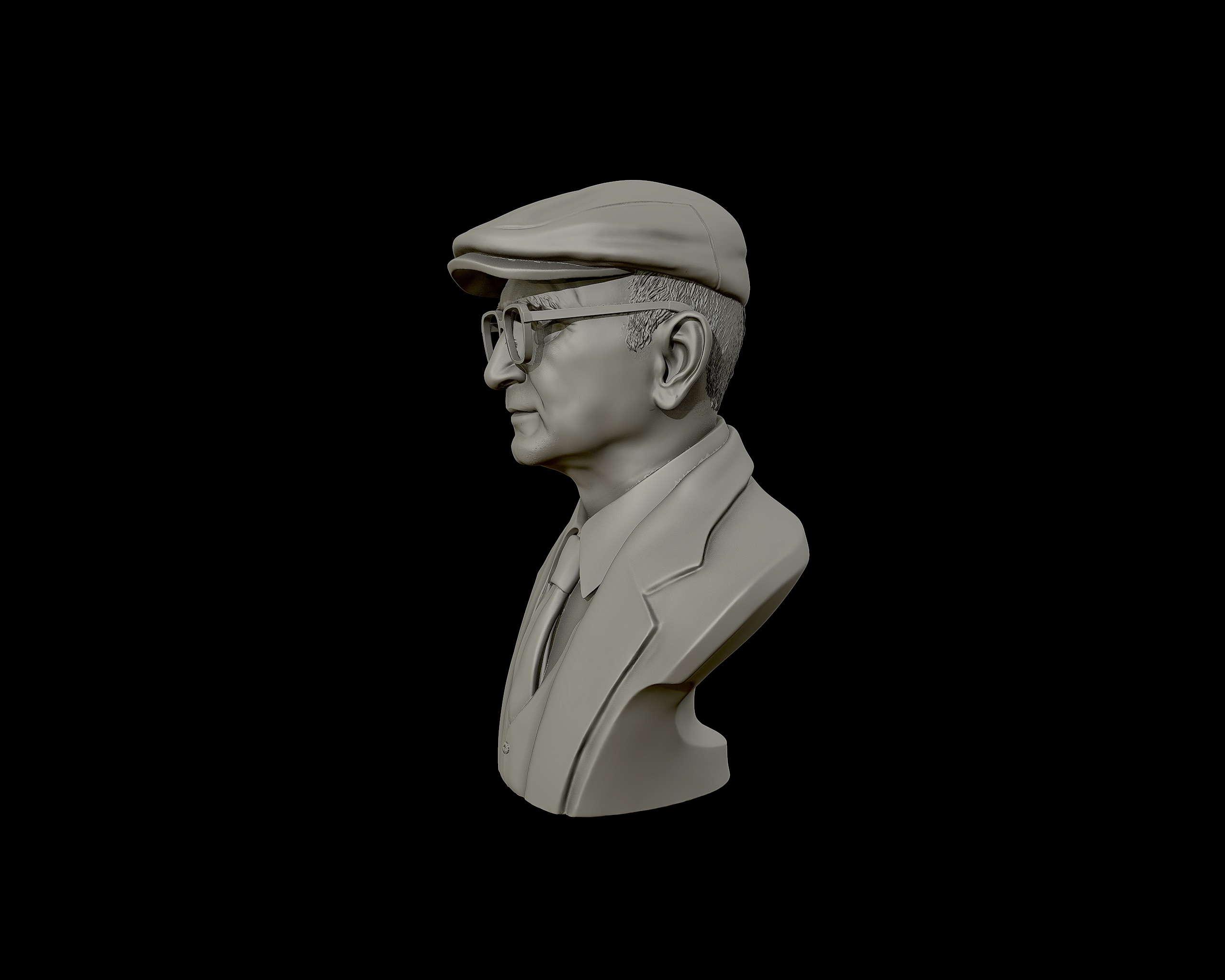 STL file Uncle Junior bust sculpture 3D print model 👤 (OBJ)・3D print ...