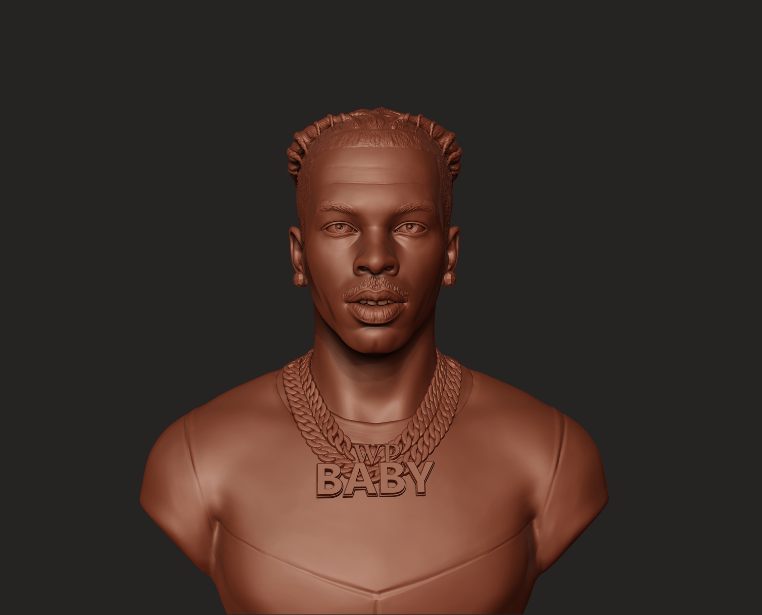 STL file Lil Baby Bust 3D print model 👶 (OBJ and DXF)・3D printable ...