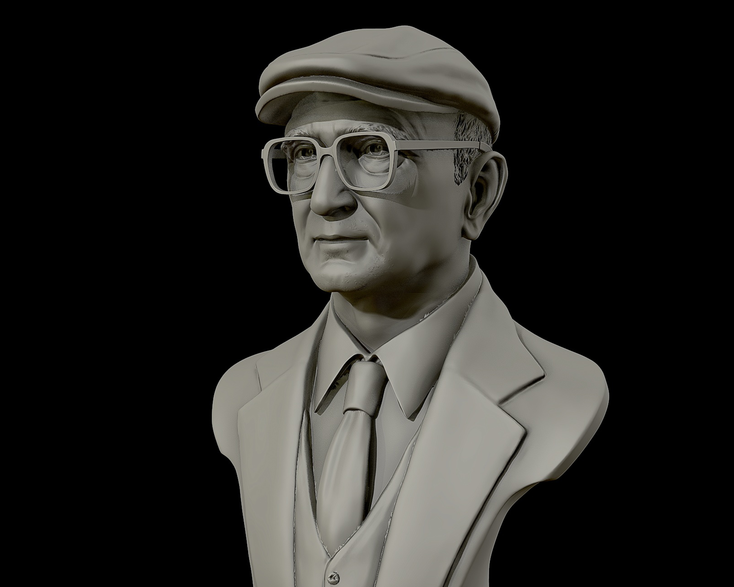 STL file Uncle Junior bust sculpture 3D print model 👤 (OBJ)・3D print ...