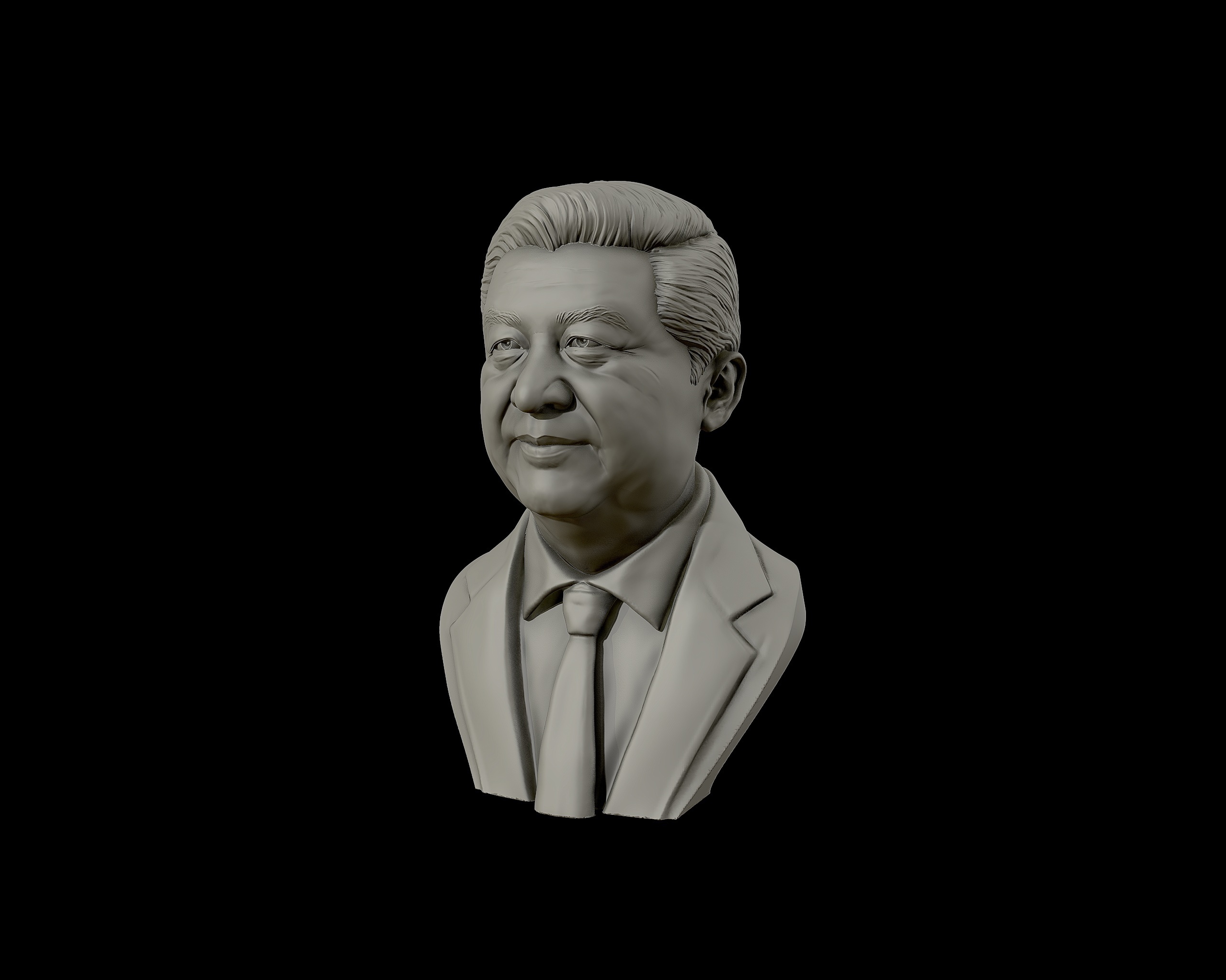 Файл STL Xi Jinping 3D Portrait Sculpture 🗿 (OBJ)・3D-печатный дизайн ...