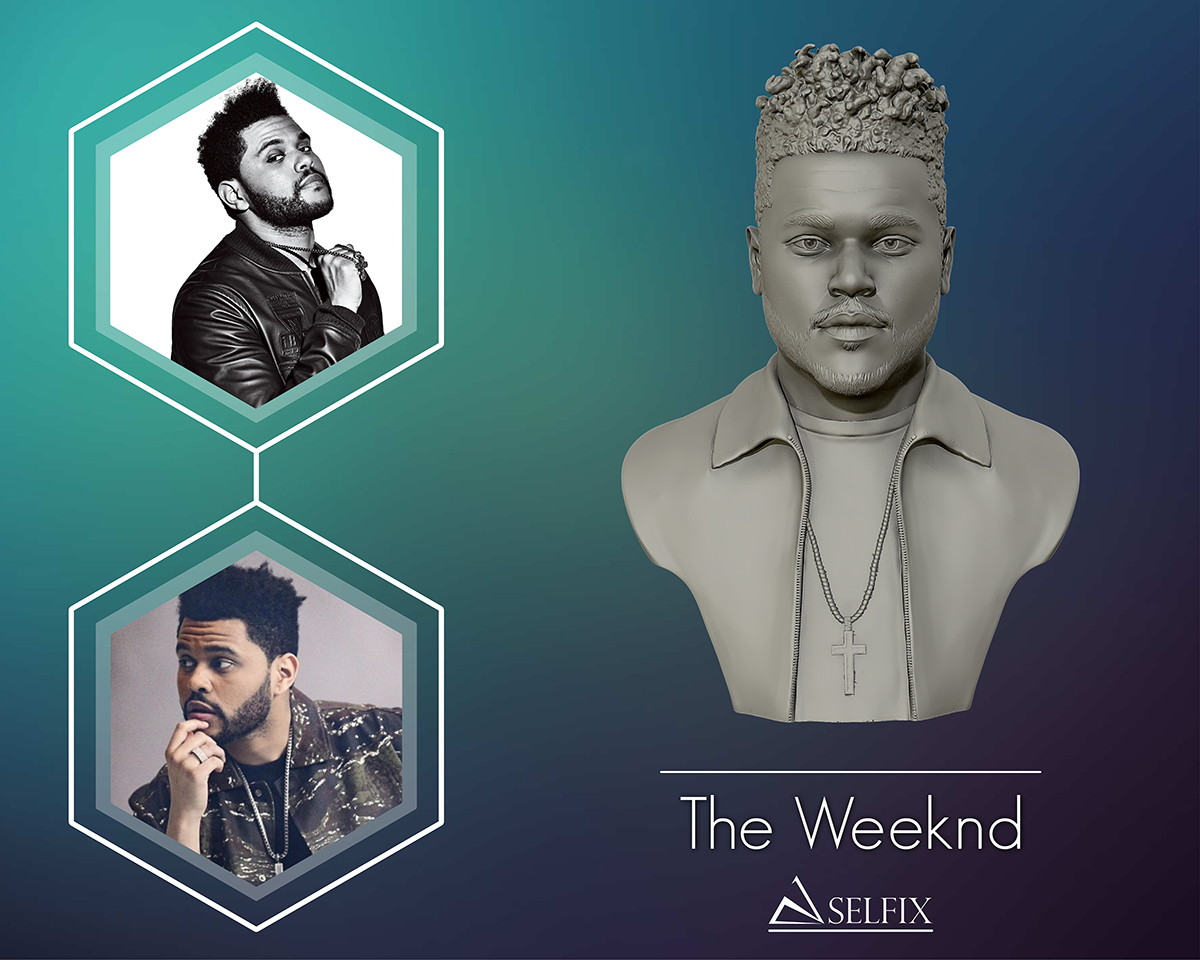 STL file The Weeknd 3D print model 🗿 (OBJ)・3D printer design to ...