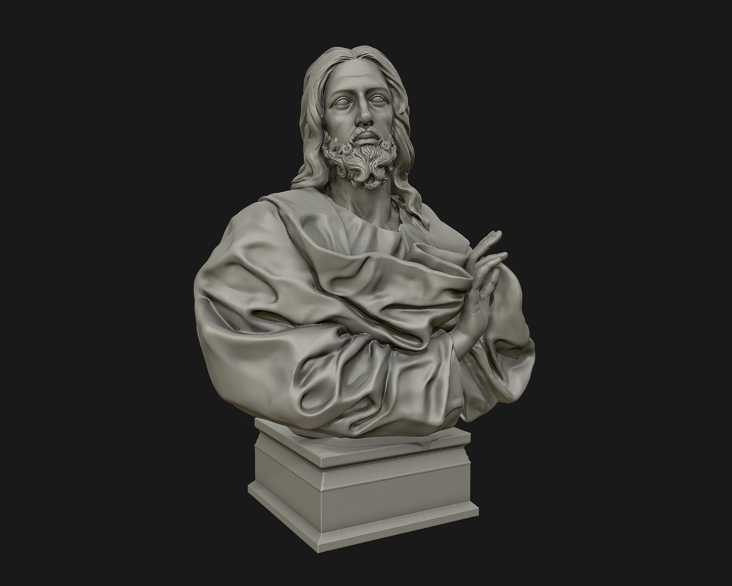 Файл STL Jesus Christ Sculpture ready to 3D print ️ (OBJ)・Дизайн 3D ...