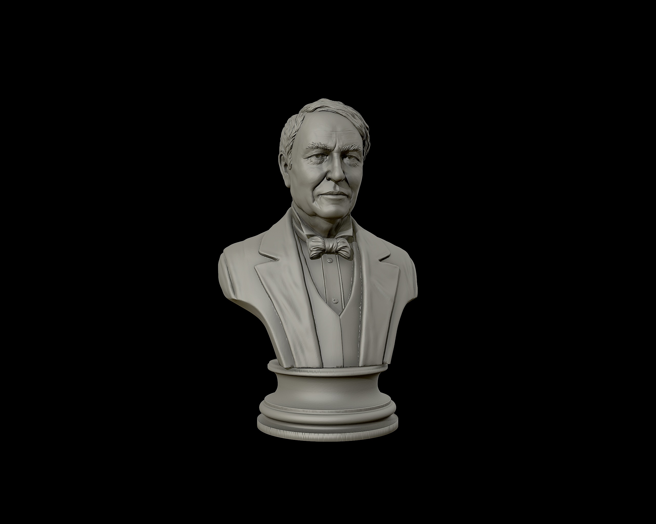 STL file Thomas Edison 3D print model 🗿 (OBJ)・3D printer model to ...