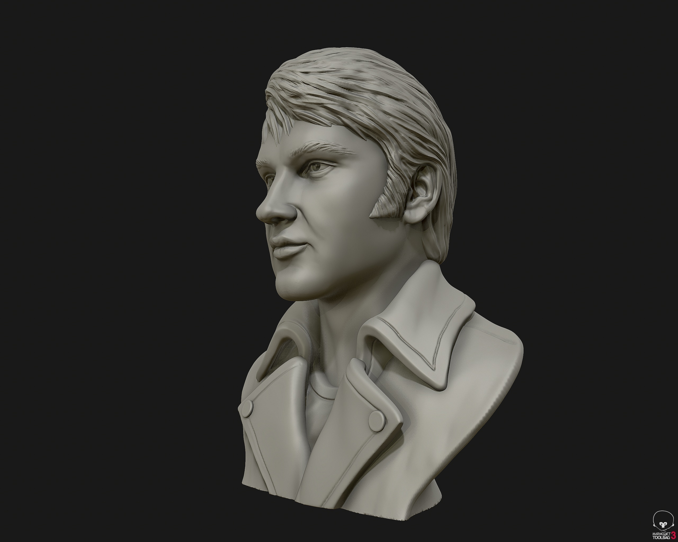 🗿 Elvis Presley sculpture Ready to Print 3D print model・ STL File for ...
