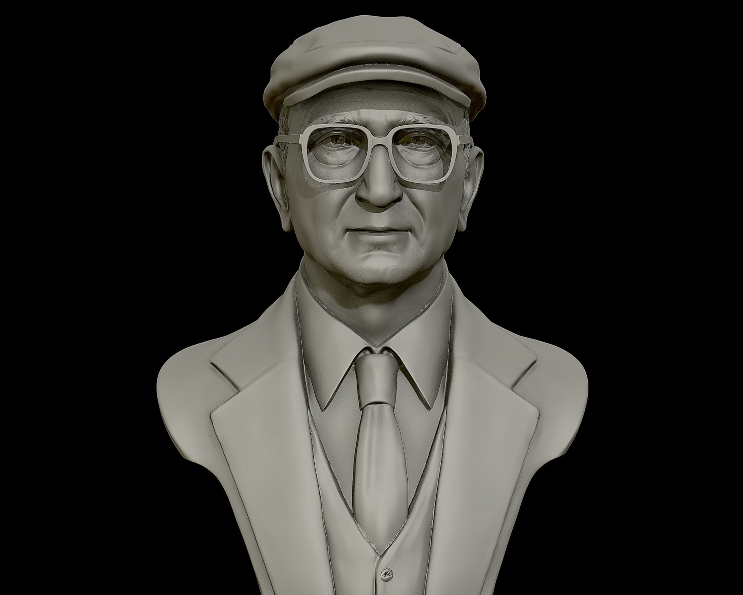 STL file Uncle Junior bust sculpture 3D print model 👤 (OBJ)・3D print ...