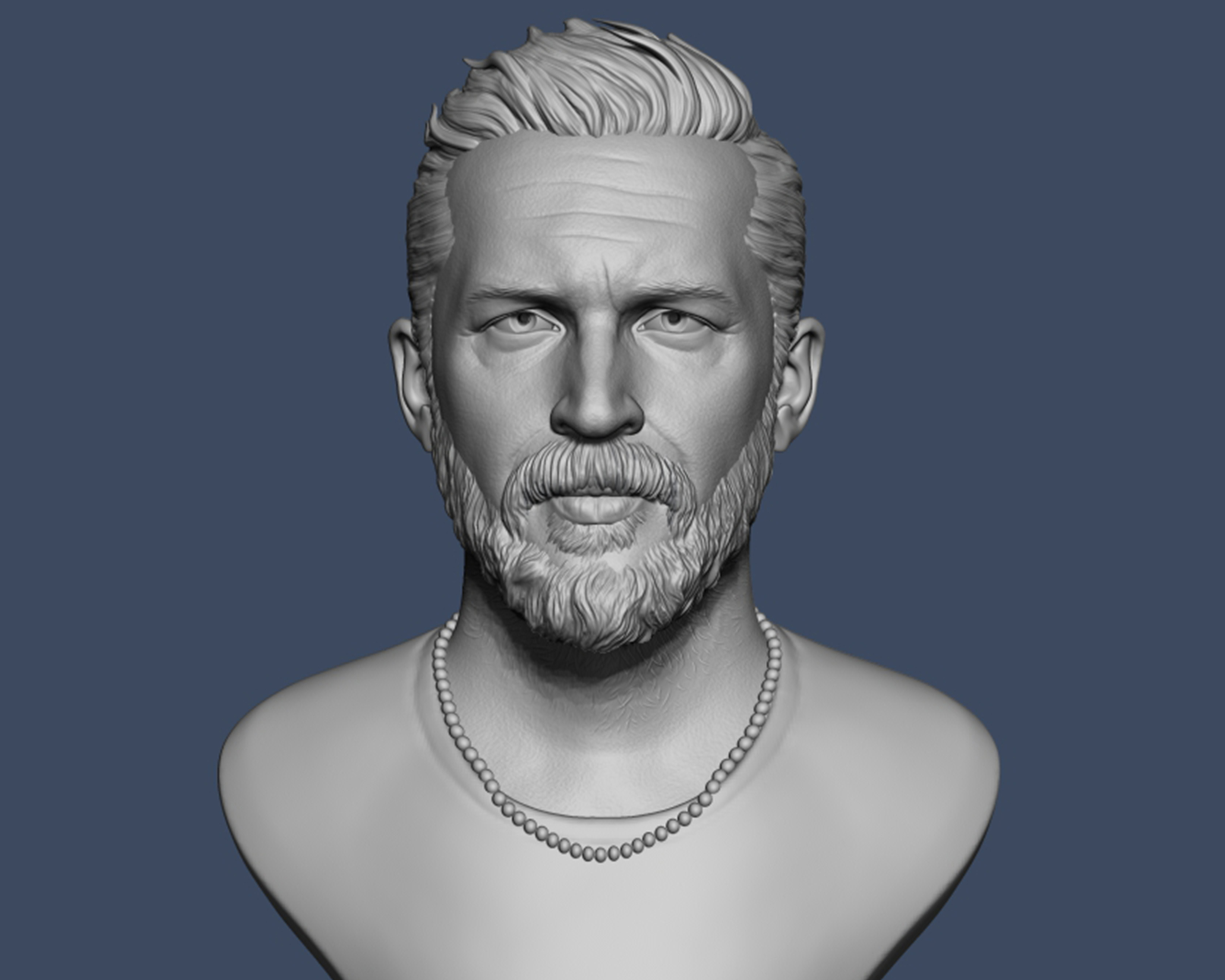 👤 Tom Hardy bust sculpture 3D print model・ STL File for ・Cults
