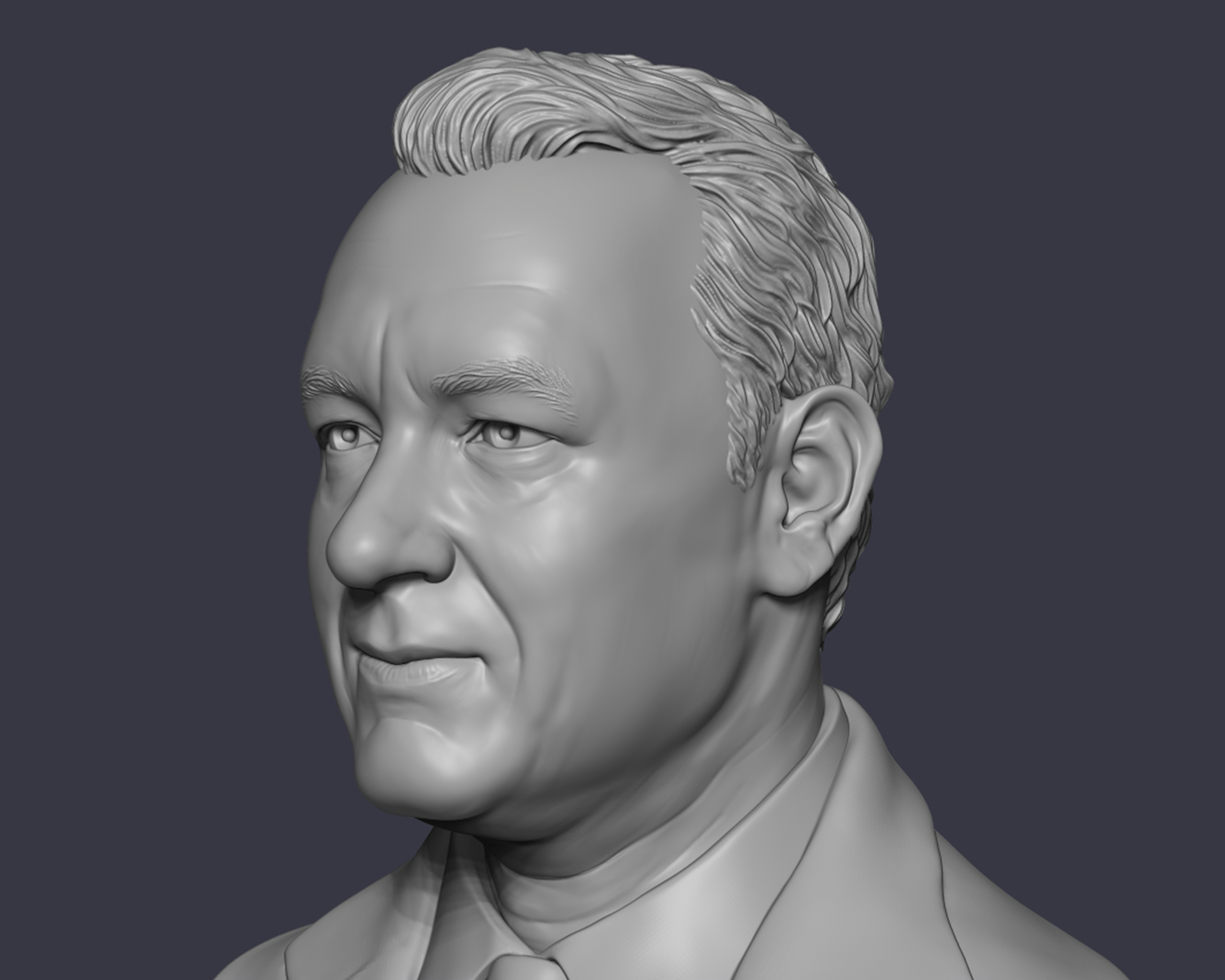 STL file Tom Hanks 3D print model 🗿 (OBJ)・3D printing design to ...