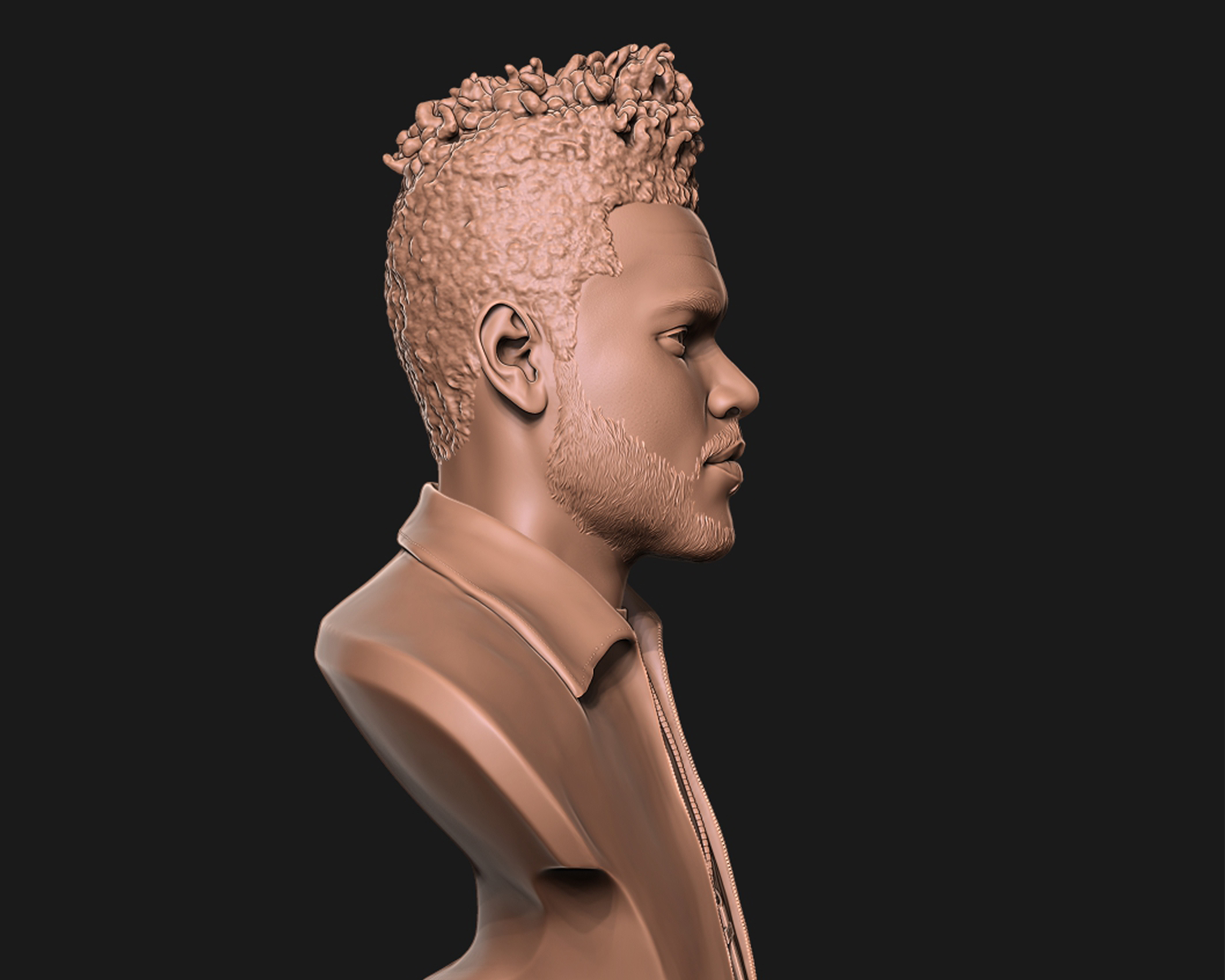 STL file The Weeknd 3D print model 🗿 (OBJ)・3D printer design to ...