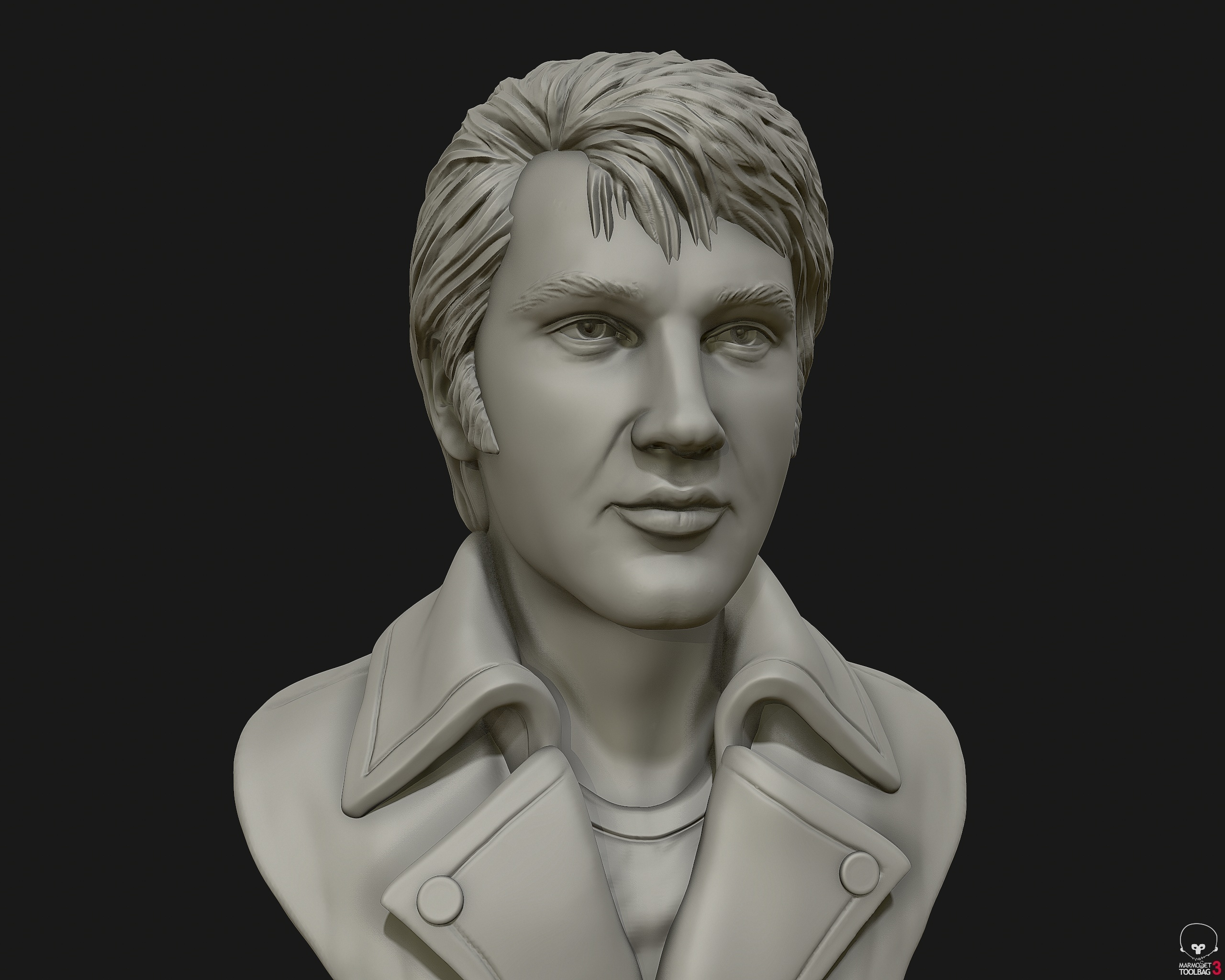 🗿 Elvis Presley sculpture Ready to Print 3D print model・ STL File for ...