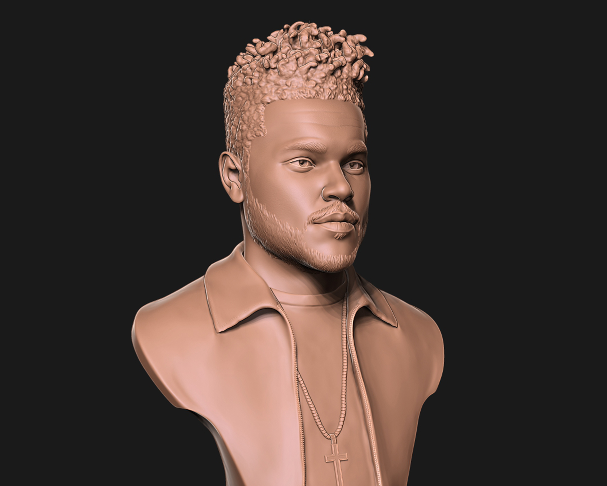 STL file The Weeknd 3D print model 🗿 (OBJ)・3D printer design to ...