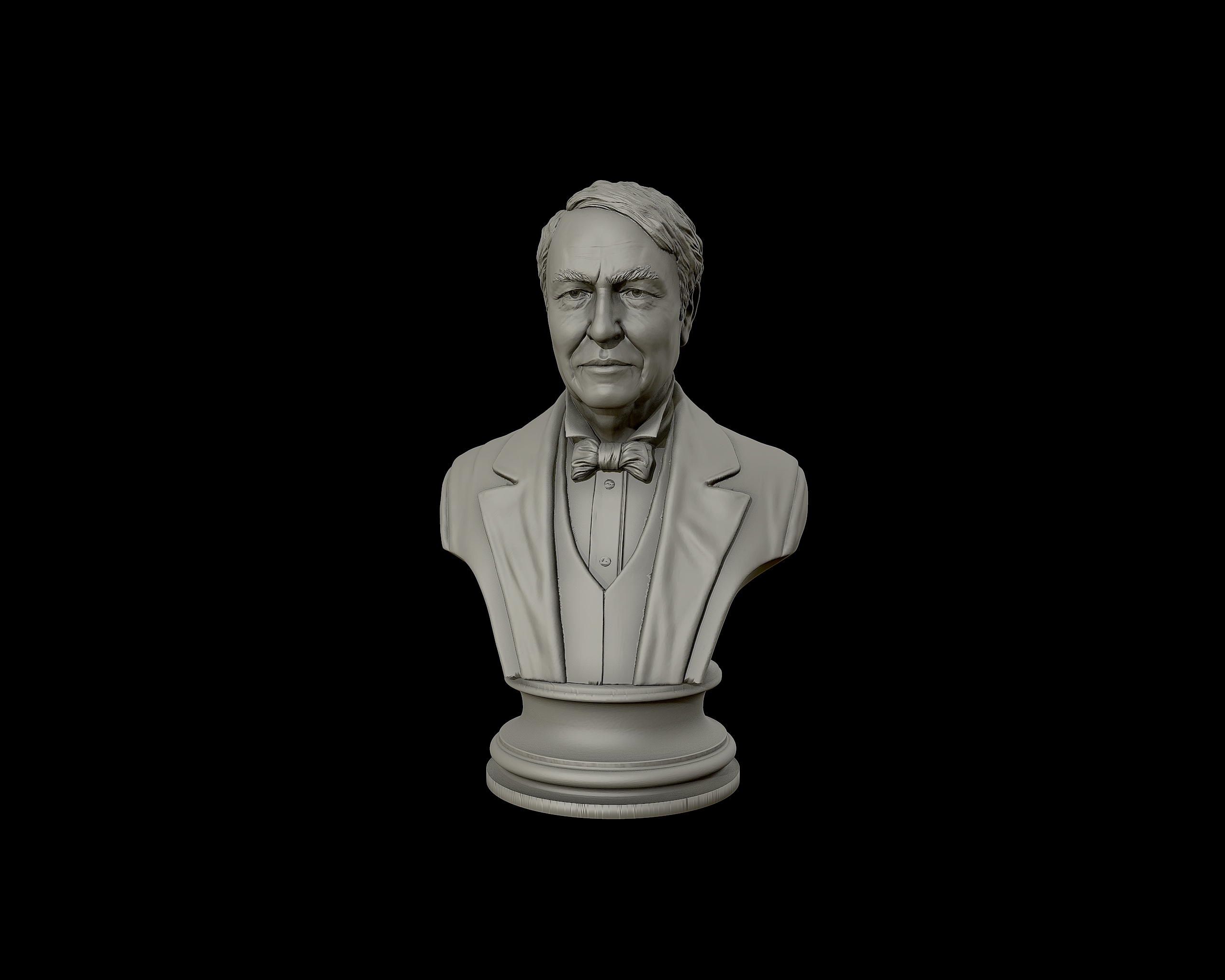 STL file Thomas Edison 3D print model 🗿 (OBJ)・3D printer model to ...
